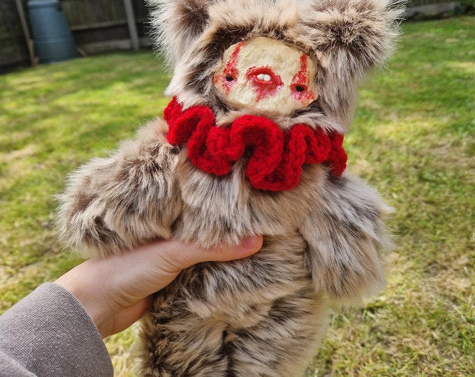 Handmade Collab Bear Made by SG X Frankenstuffed Resin Faced Faux Fur ...