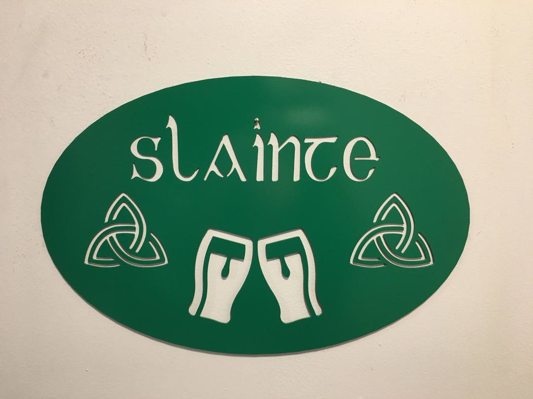 Slainte Metal Pub Sign - Etsy