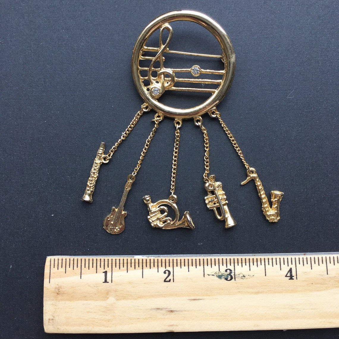 Fun and Detailed Pin for the Music Lover Complete With - Etsy