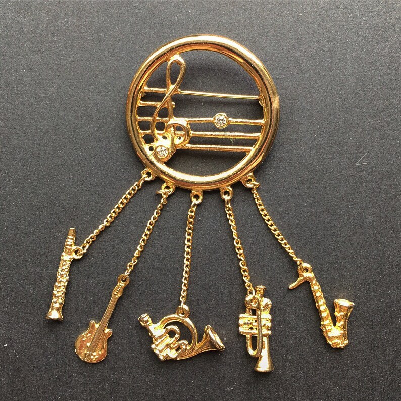 Fun and Detailed Pin for the Music Lover Complete With - Etsy