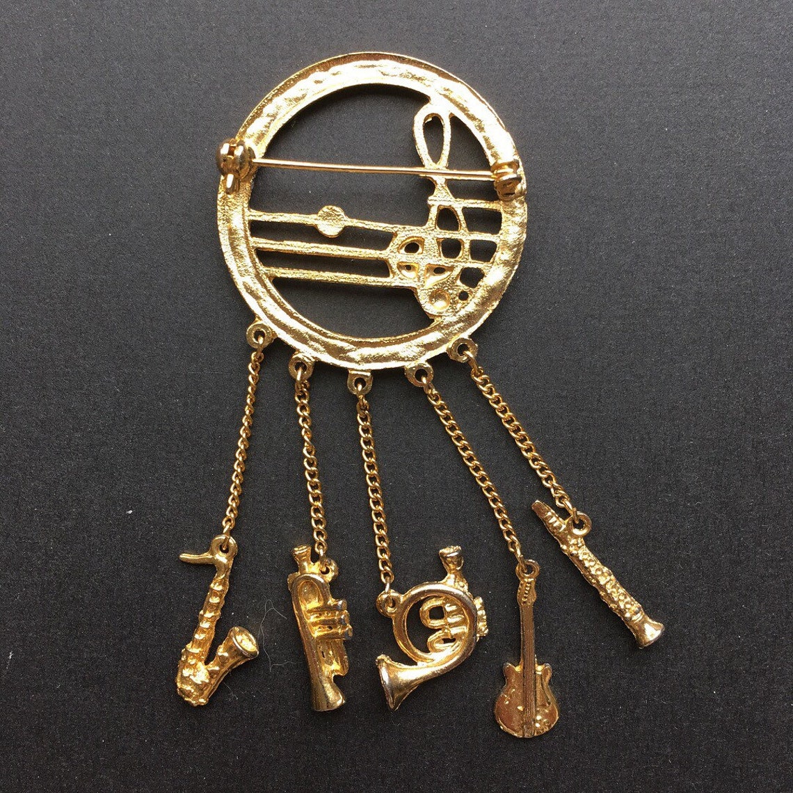 Fun and Detailed Pin for the Music Lover Complete With - Etsy