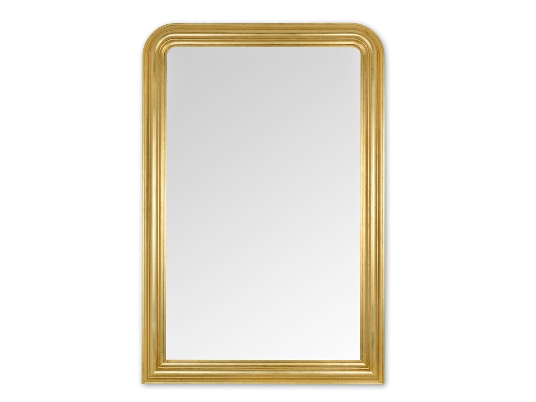 Louis Philippe Large Mirror Antique Gold Classic 92x137 Cm - Made in ...