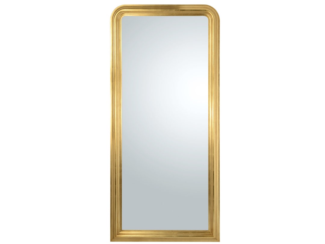 Louis Philippe Mirror Full Length Antique Gold - Made in Italy ...
