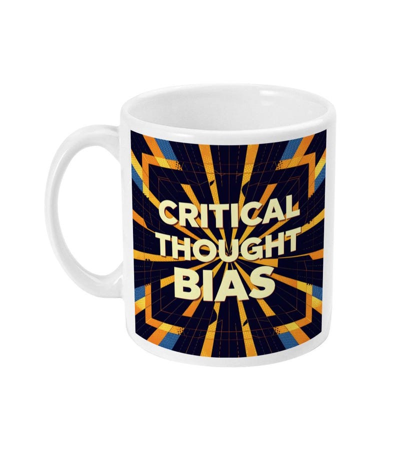 Critical Thought Bias Mug: Psychology Science Coffee Cup for Professors ...