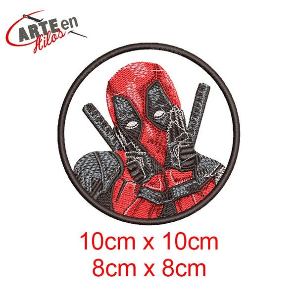 Deadpool Embroidery - Etsy