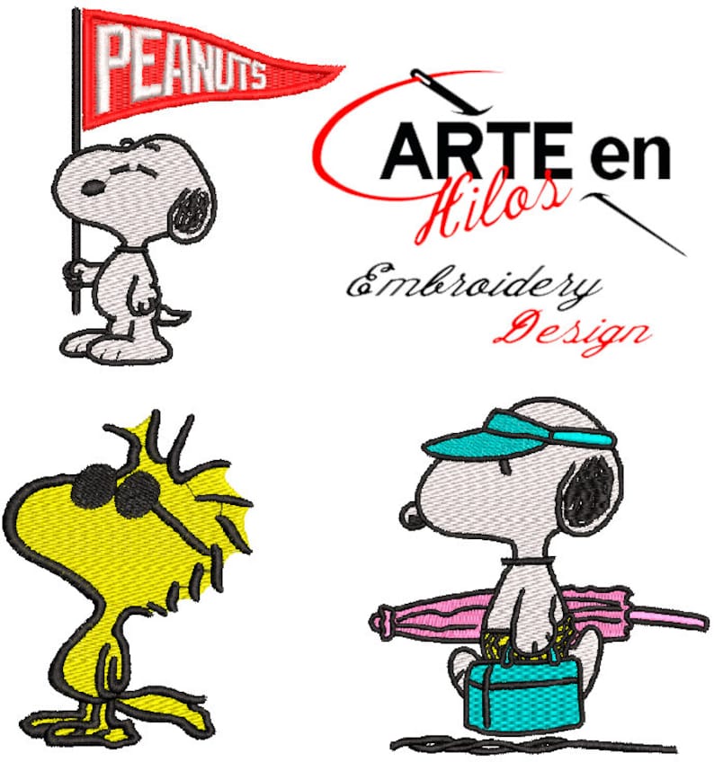 Pack 3 Snoopy Designs - Etsy
