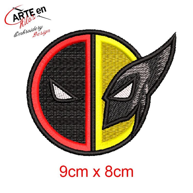 Embroidered Deadpool & Wolverine Logo - Etsy
