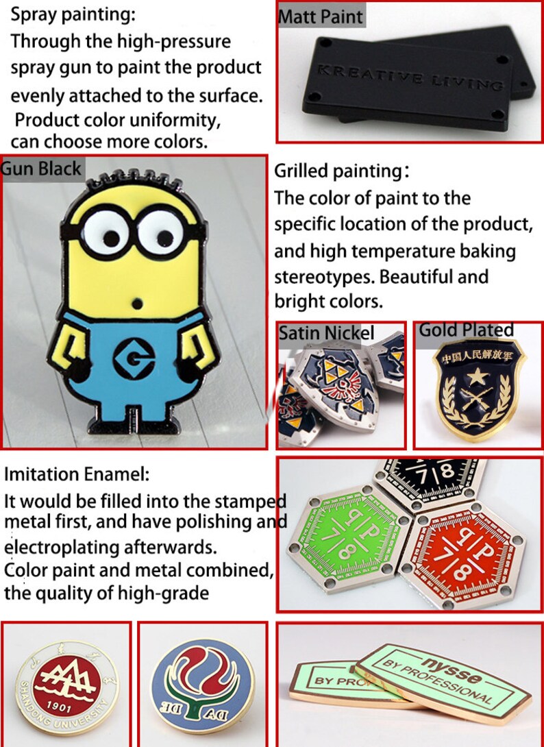 Rectangle Label Metal Tags Custom Logo Tag Brand Wallet Bag Emblems ...