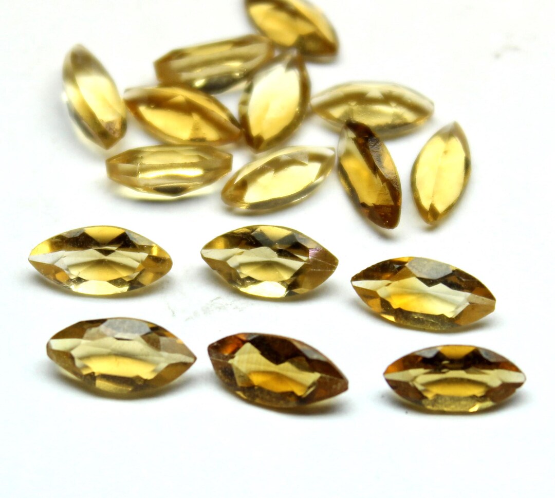 Natural Madeira Yellow Citrine 8x4 Mm to 10x5 Mm Marquise Shape ...