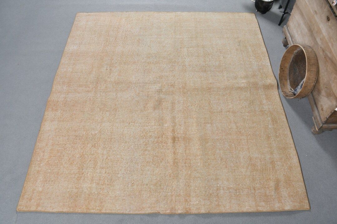 Vintage Rug, 6x7 Area Rug, Turkish Rug, Muted Anatolian Rugs, Rugs for ...