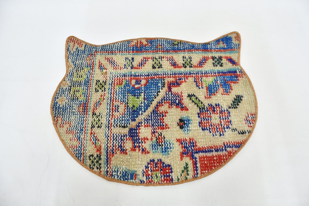 Pet Supplies, Feeding Kilim Pad, Water Pad, Blue Mat, Rug Mat, Animal ...