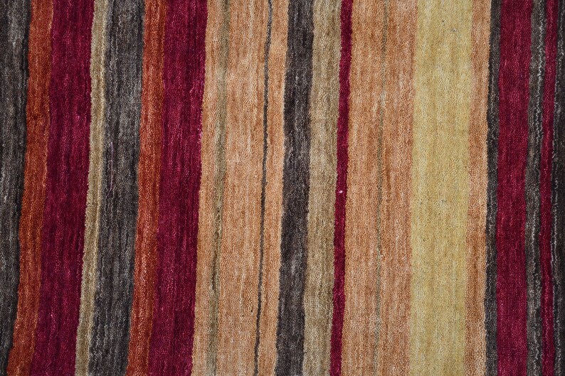 Runner Rug Striped Rug Hallway Rug Orange Rug 2.6 X 11.3 - Etsy