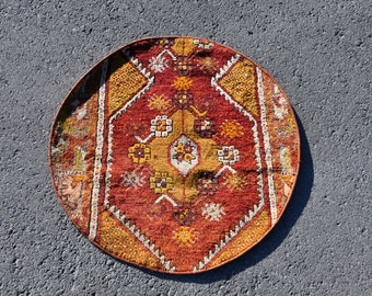 2 Feet Round Rug - Etsy