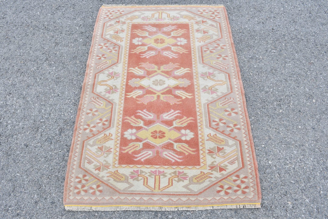 Small Carpet, Turkish Rug, Vintage Rug, Home Decor Rug, 35x51 Inches ...