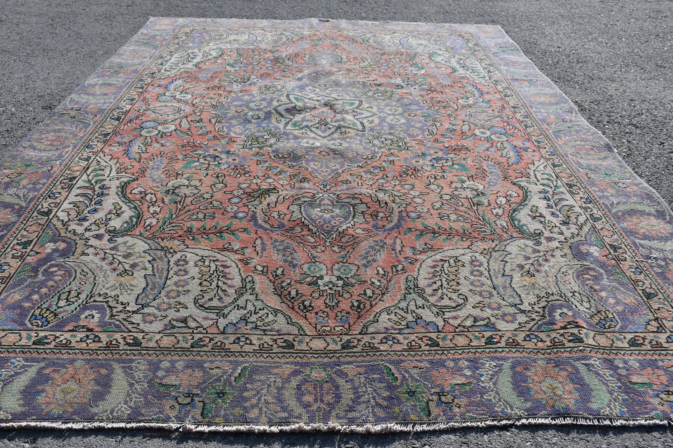 Turkish Rug Oriental Rug 5.9x8.9 Feet Large Rug Handmade | Etsy