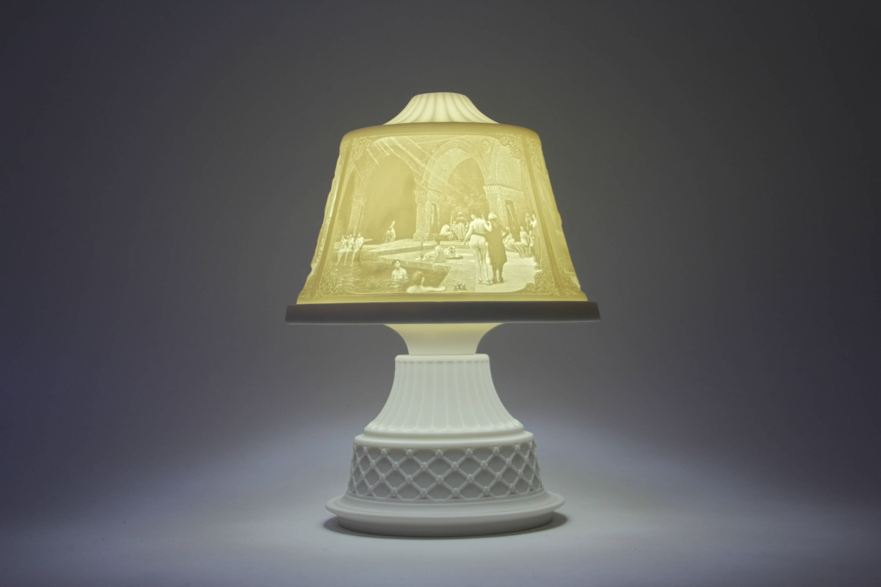 Lithophane Art lamp Interior White Gift Porcelain Lithophane | Etsy