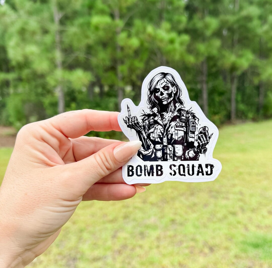 The Undead Bombshell Sticker EOD Bomb Squad - Etsy