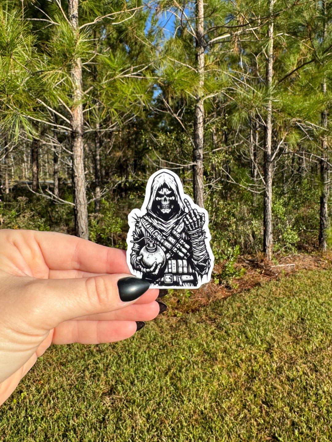 Tactical Reaper Sticker EOD Bomb Squad - Etsy