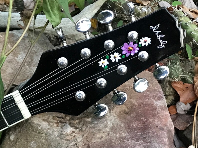 Hand-painted Mandolin: Wildflower Meadow Design - Etsy