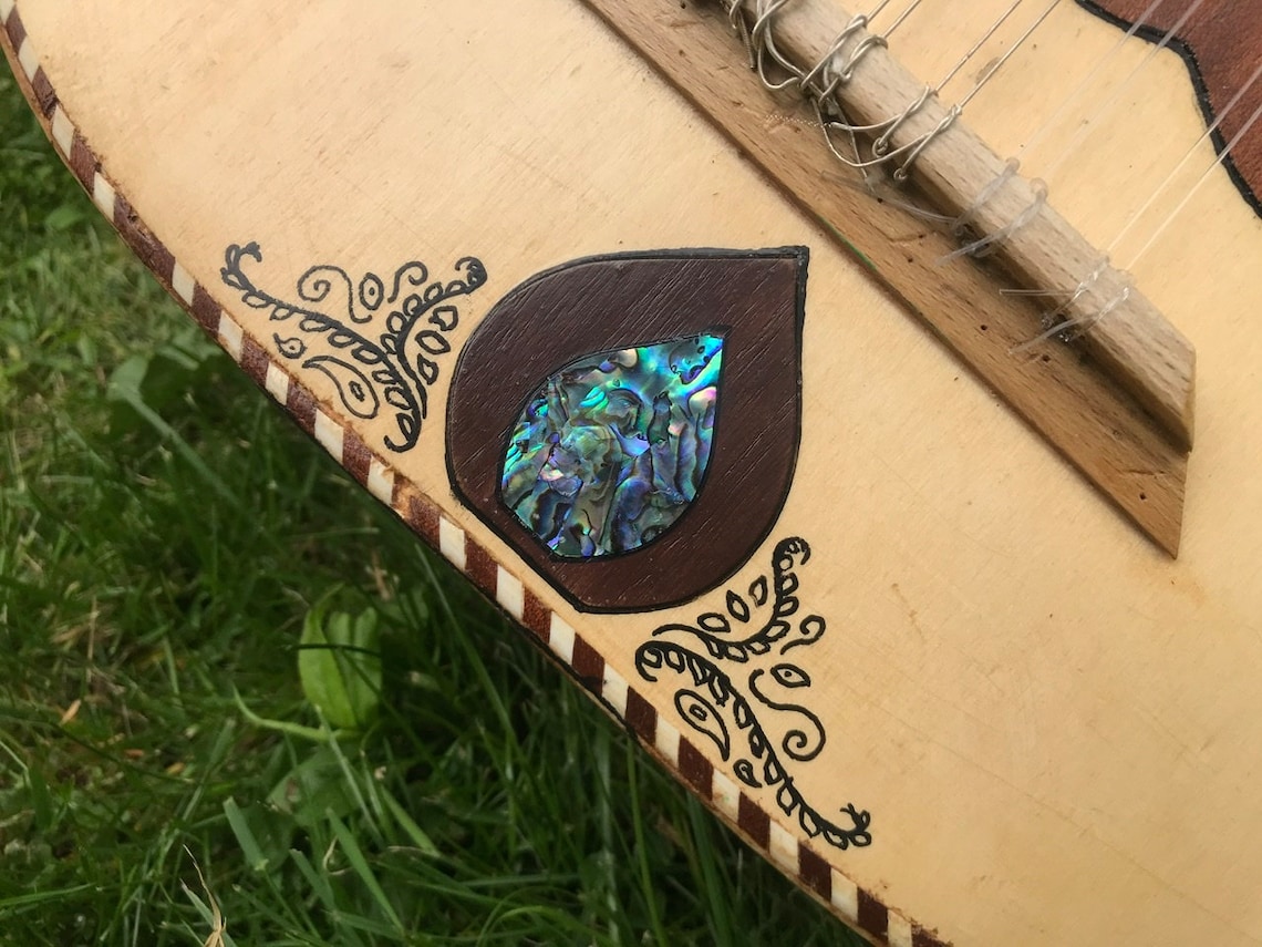 Arabic Oud: Beginner Oud With Abalone/scroll Design - Etsy