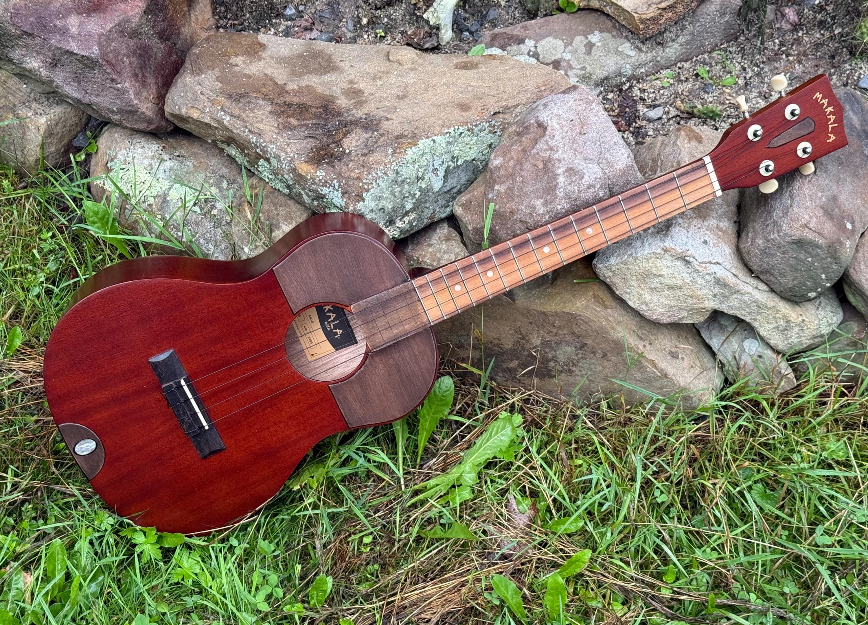 Venezuelan Cuatro/baritone Ukulele Hybrid- Walnut/abalone Design - Etsy