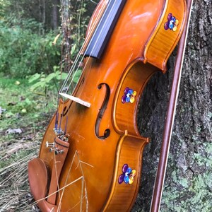 Custom-painted Viola: Viola Flower Design - Etsy