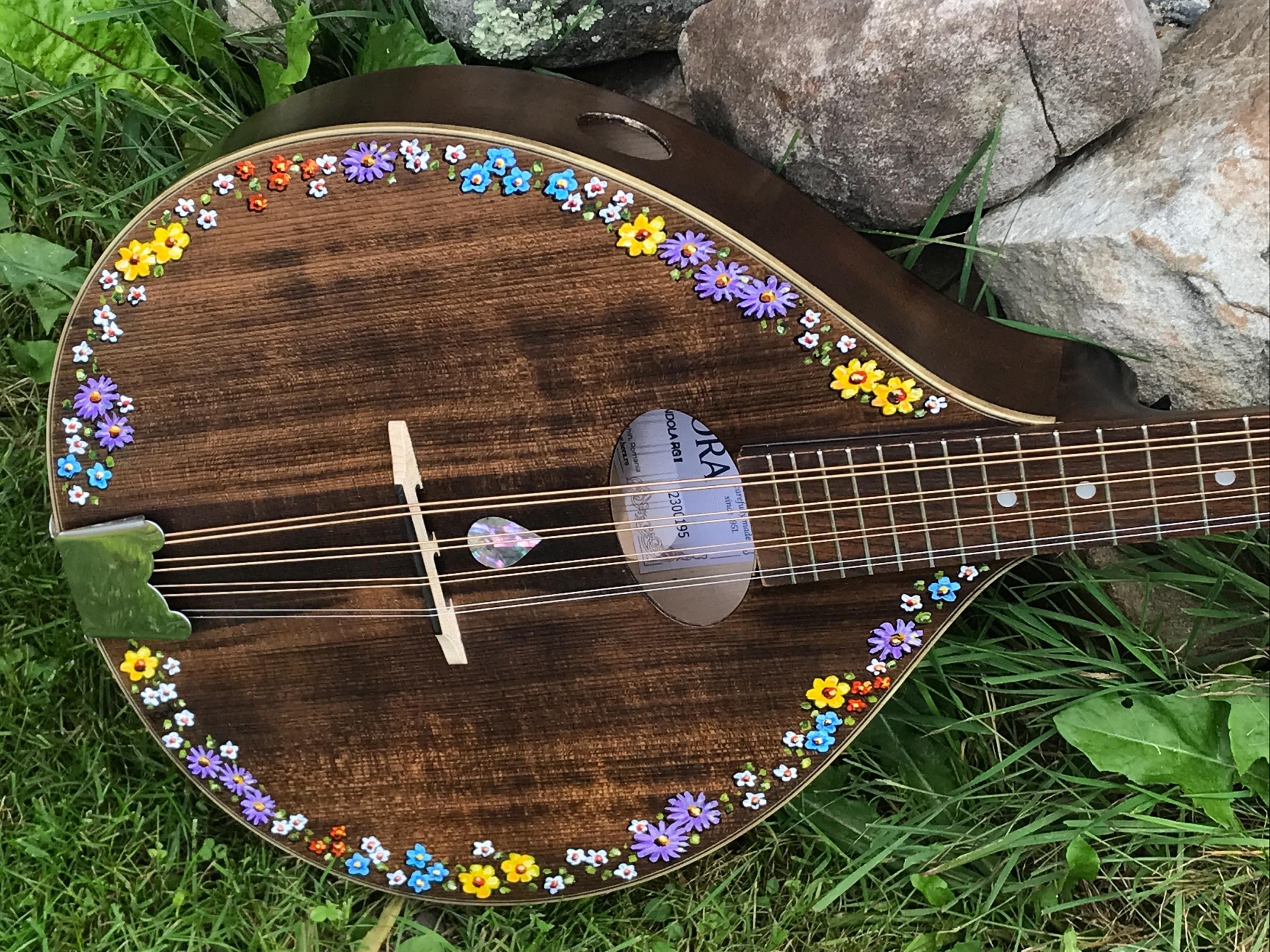Mandola (dark)- Wildflower Border Design - Etsy