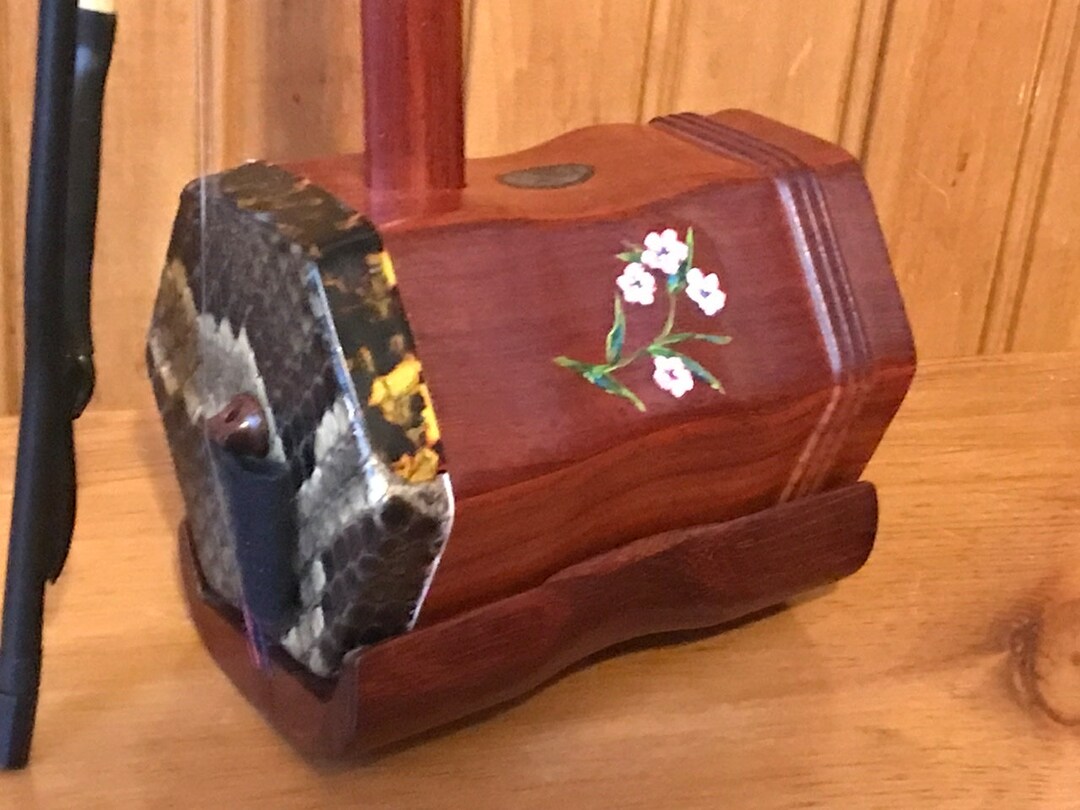 Hand-painted Erhu (chinese Violin): Cherry Blossom and Abalone Design ...