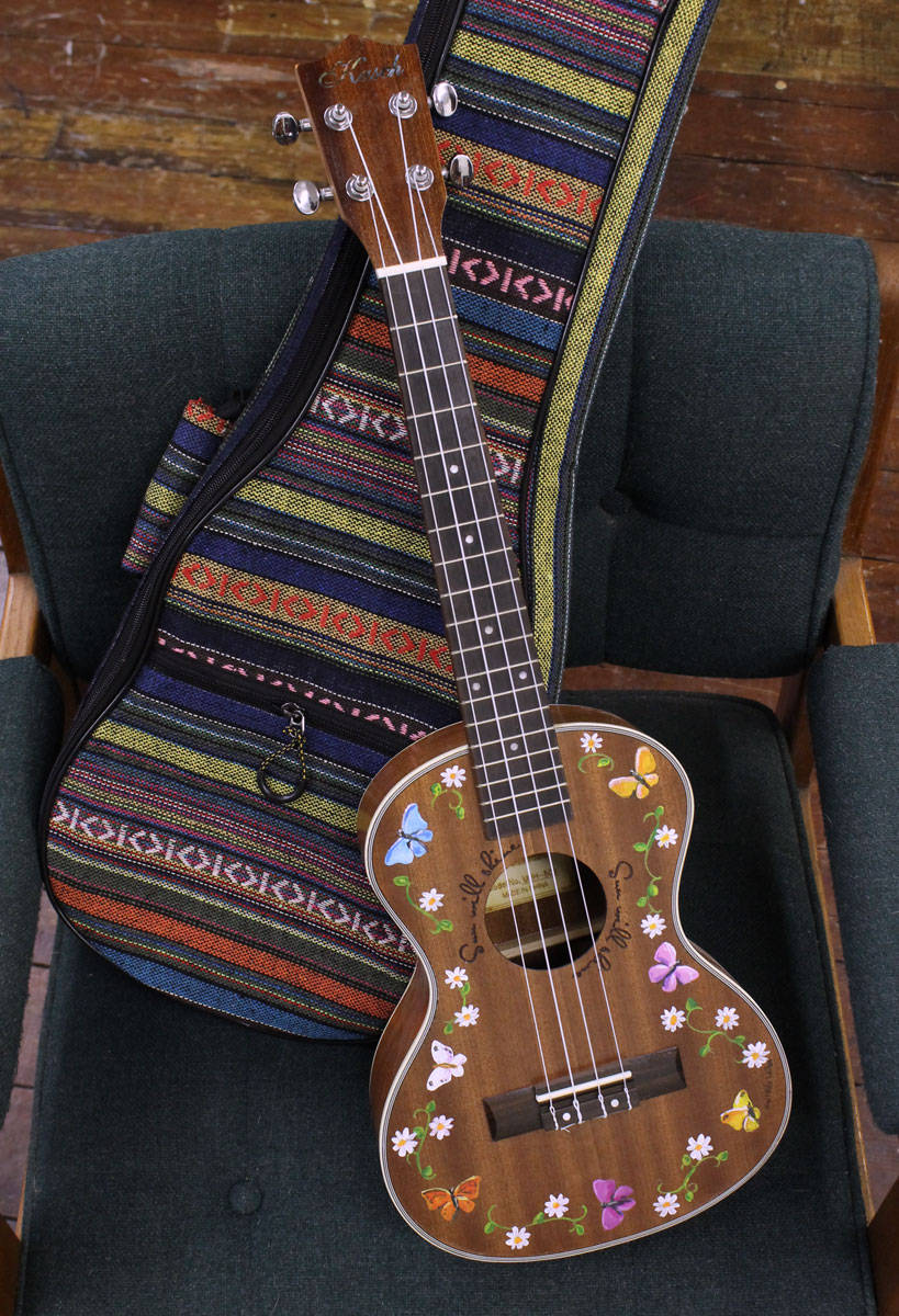 Hand-painted Tenor Concert Soprano or Baritone Ukulele: - Etsy