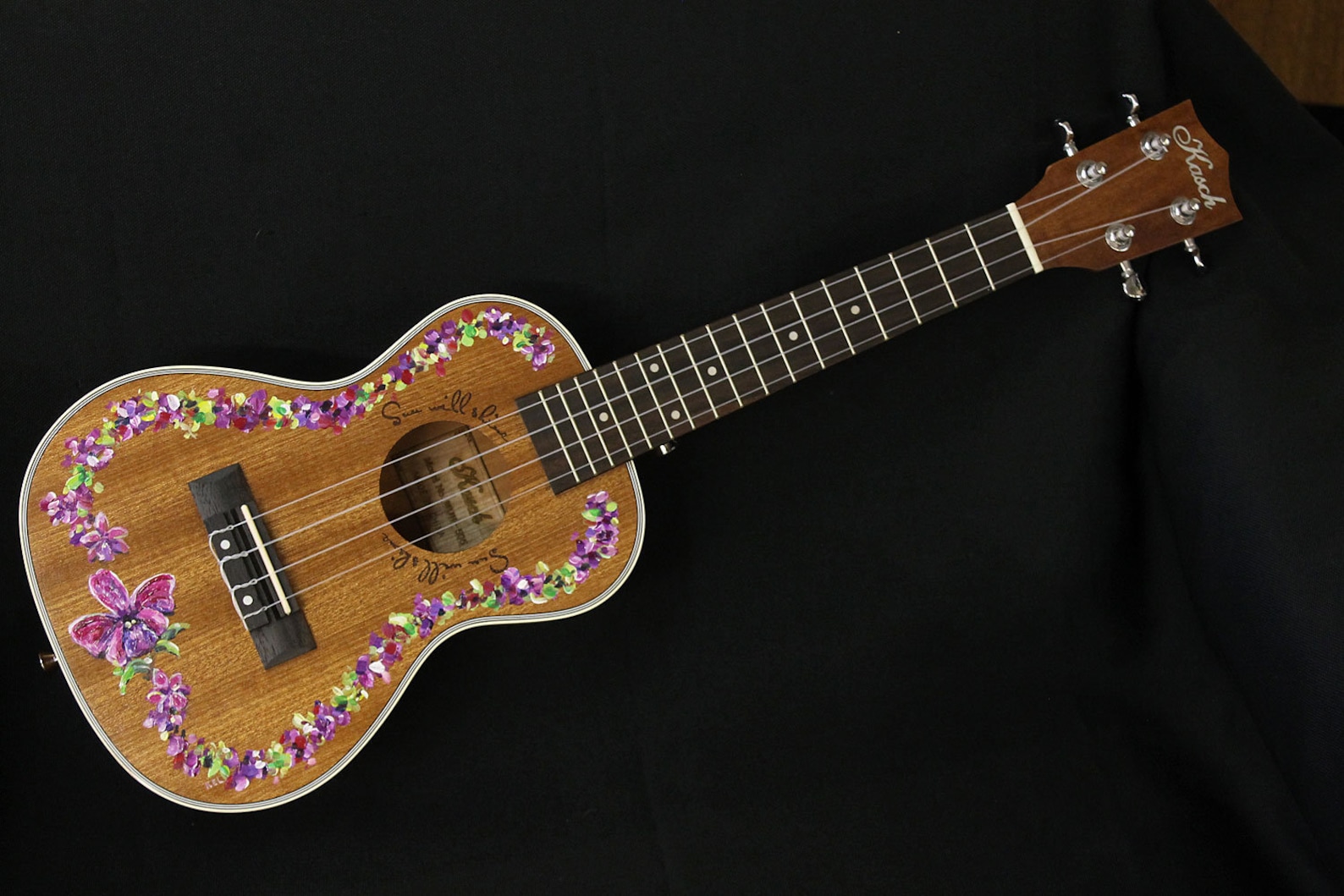 Hand-painted Tenor, Concert, Soprano, or Baritone Ukulele: Hawaiian ...