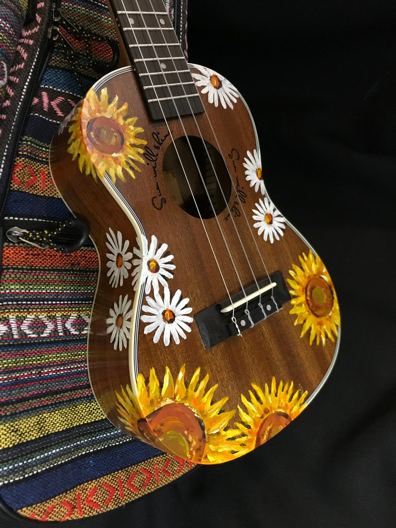 Hand-painted Baritone Tenor Concert or Soprano Ukulele: | Etsy