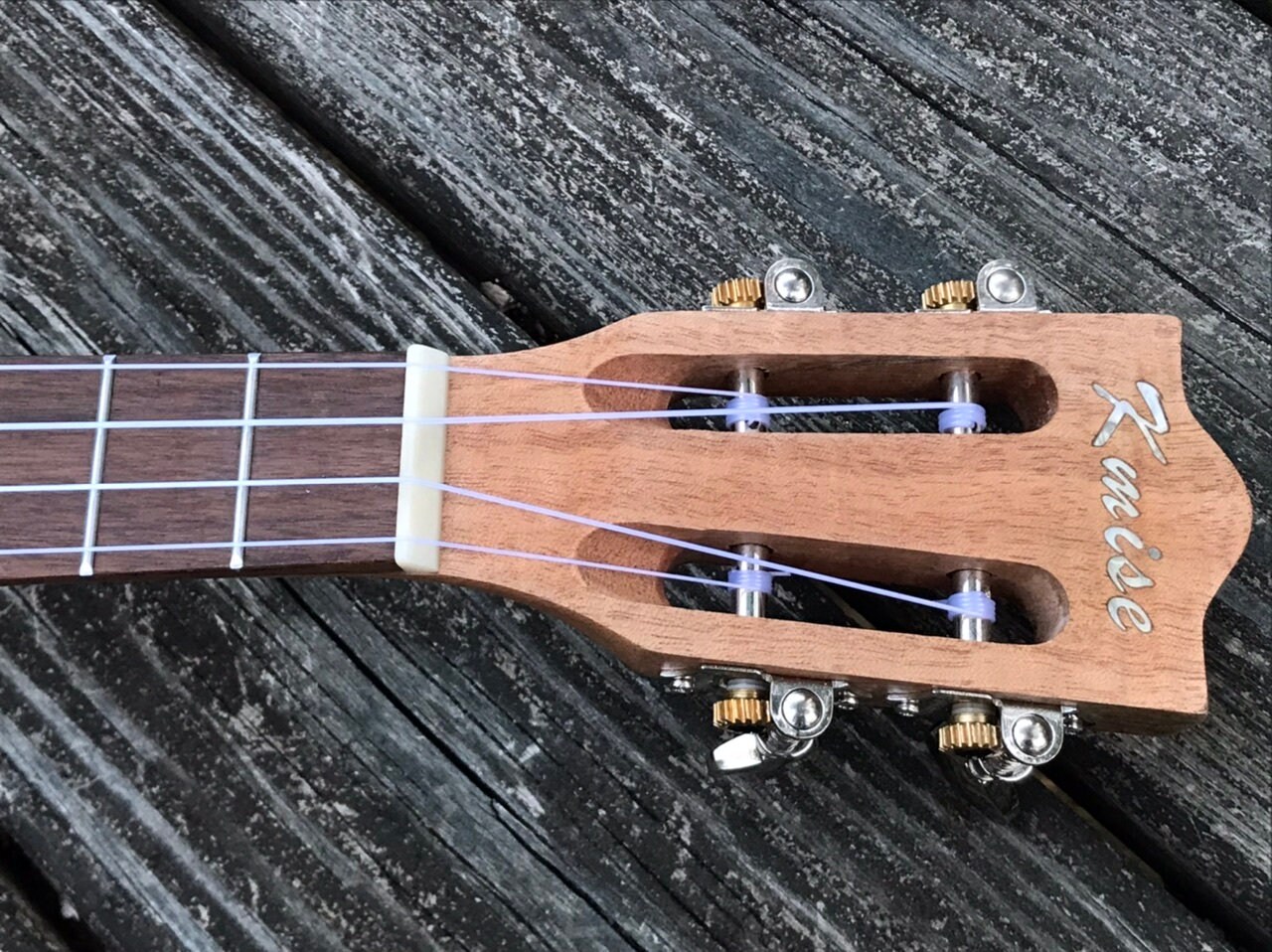 Ukulele With Hand-painted Tiki Island Design Around Sides - Etsy
