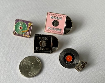 Vinyl Record Pin - Etsy