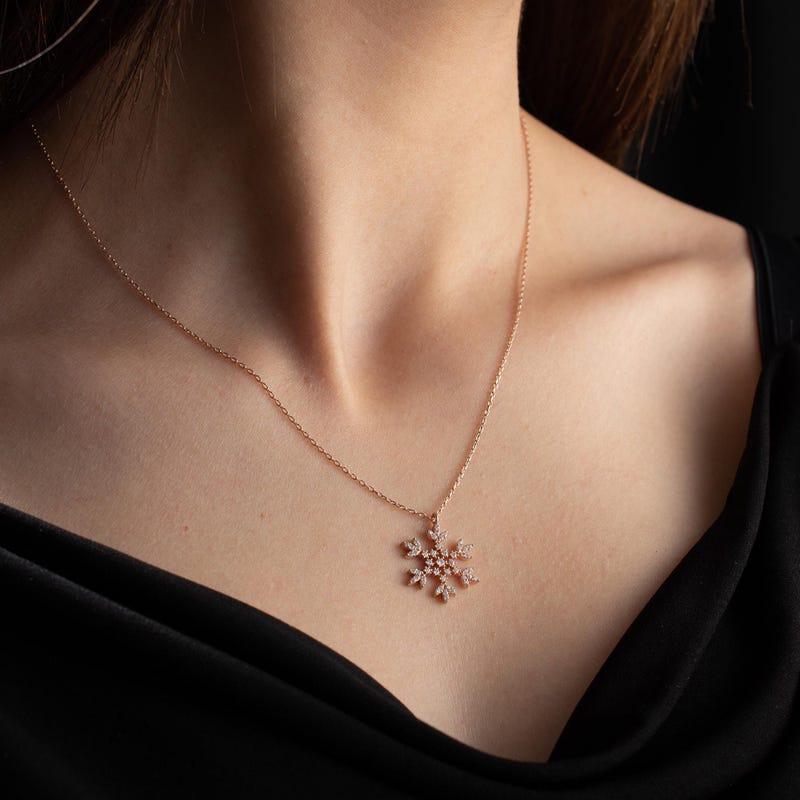 Snowflake Pendants - Etsy