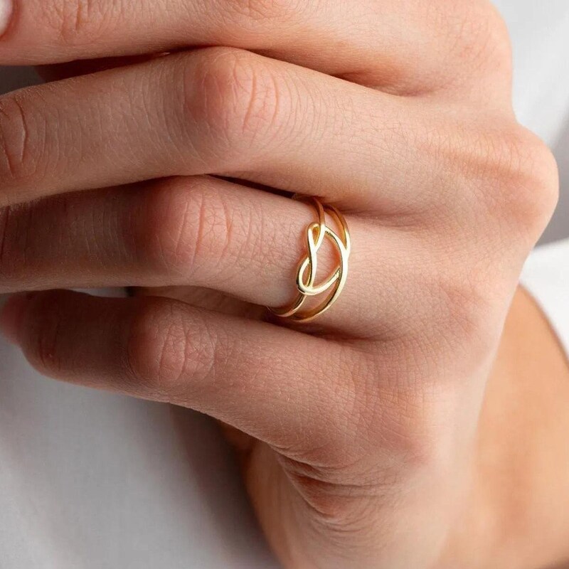Love Knot Ring - Etsy