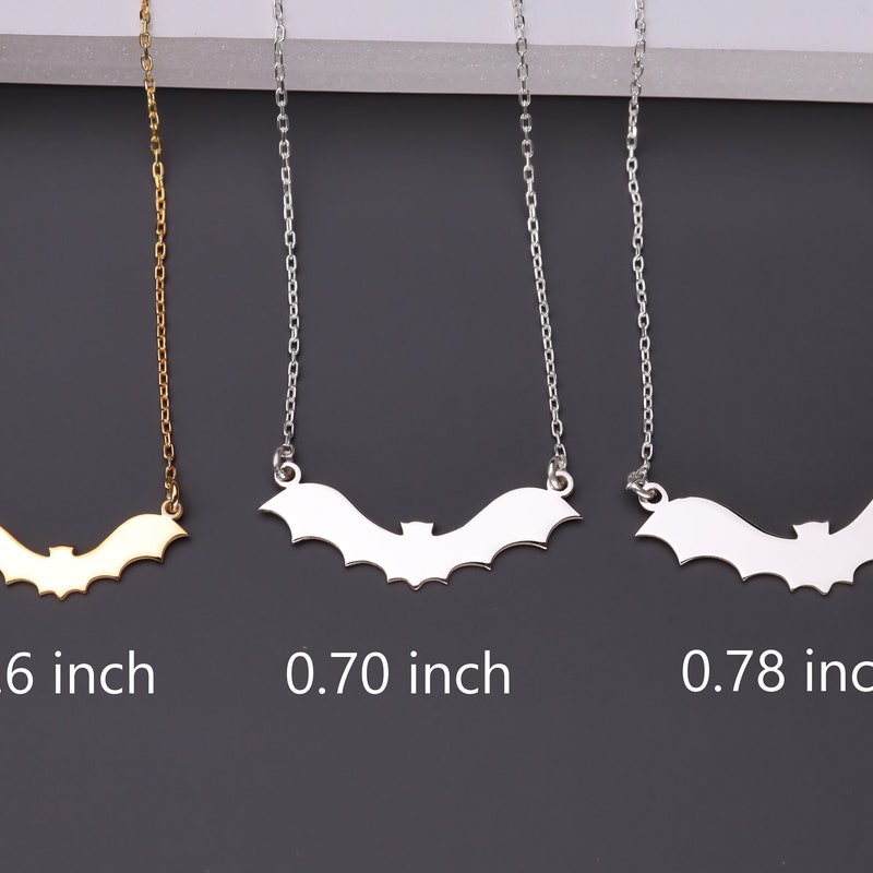 Bat Necklace - Etsy