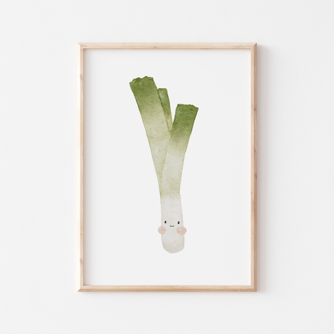 Poster Leek A4 Children's Poster Poster Children's Room Poster Baby ...