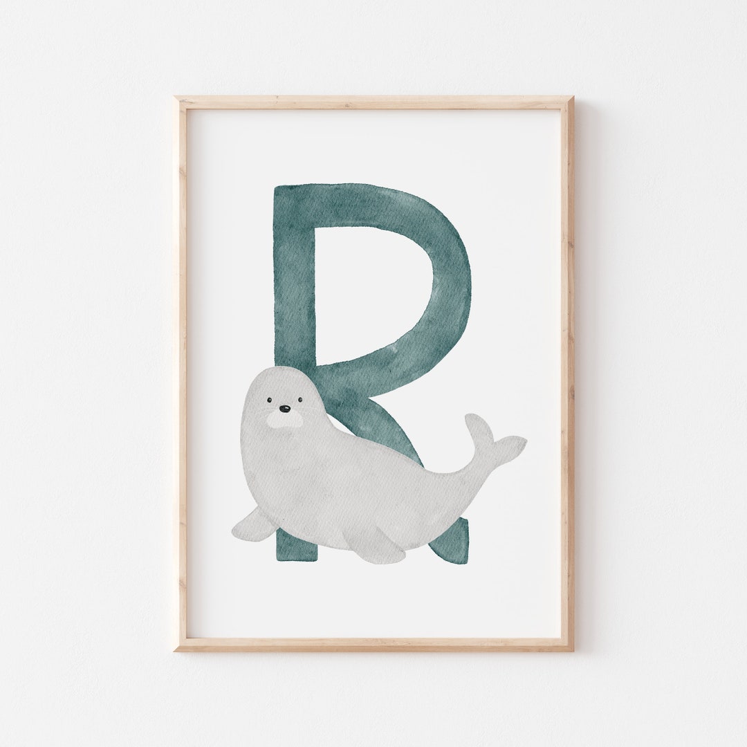 Buchstabenposter A4 Buchstaben Karten Buchstaben Poster Namensposter ...