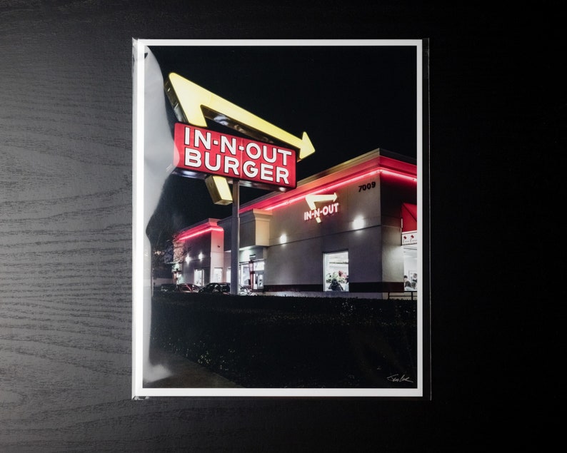In-n-out Burger Print, In-n-out Burger Photo, In-n-out Burger Wall Art ...