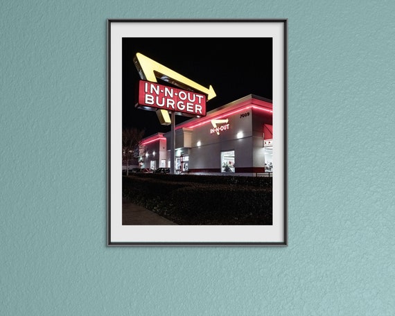 In-N-Out Burger Print In-N-Out Burger Photo In-N-Out Burger | Etsy