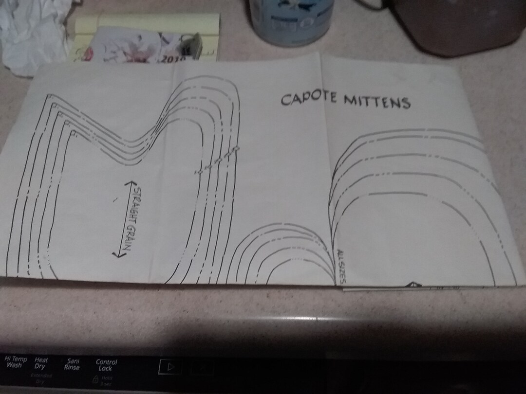 CAPOTE MITTEN PATTERN - Etsy