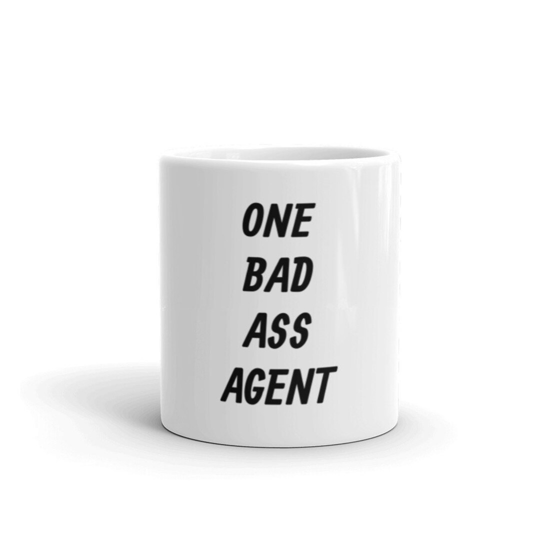 One Bad Ass Agent Coffee Mug Career Novelty Funny Appreciation - Etsy