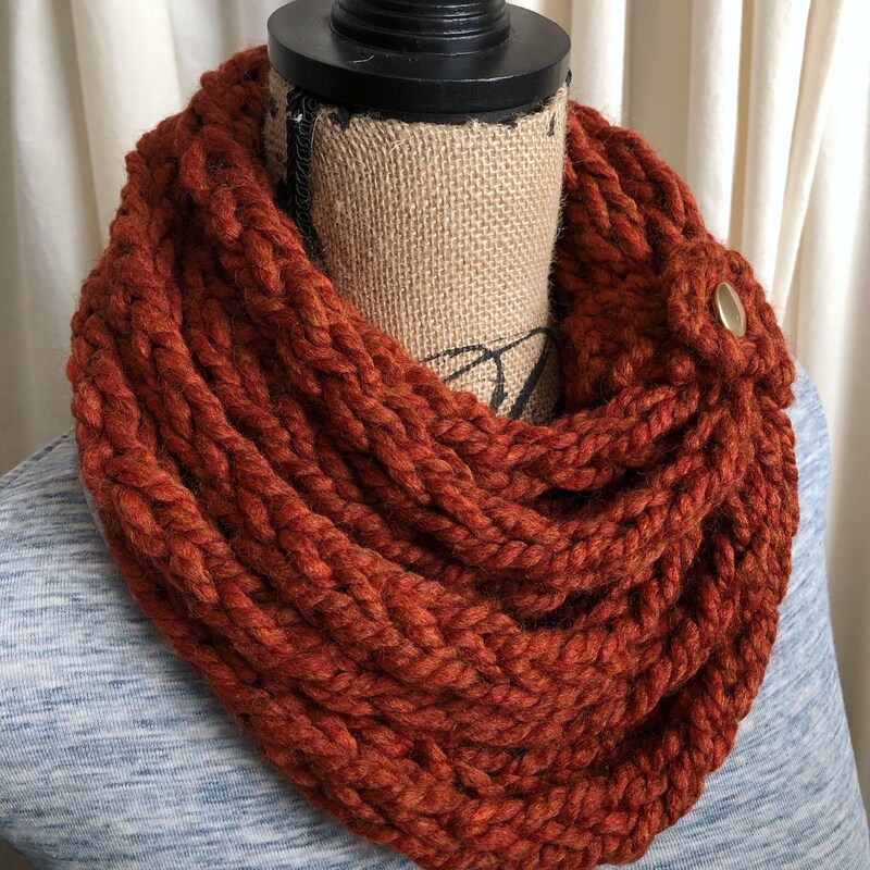 Burnt Orange Scarf - Etsy