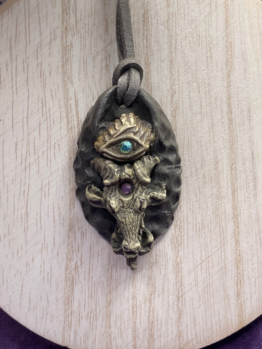 Billy Strings Goat Pendantthe Three Eyed Goat Bmfscrystal - Etsy