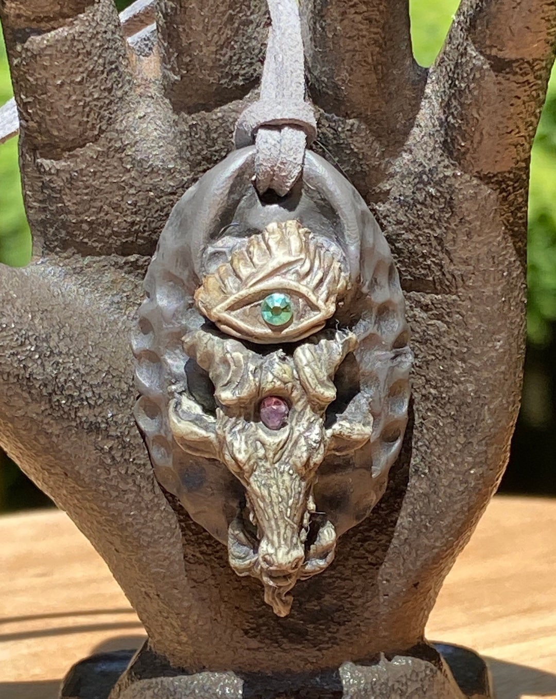 Billy Strings Goat Pendant,the Three Eyed Goat, Bmfs,crystal Necklace ...