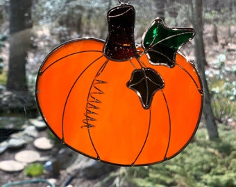 Pumpkin Window Decor - Etsy