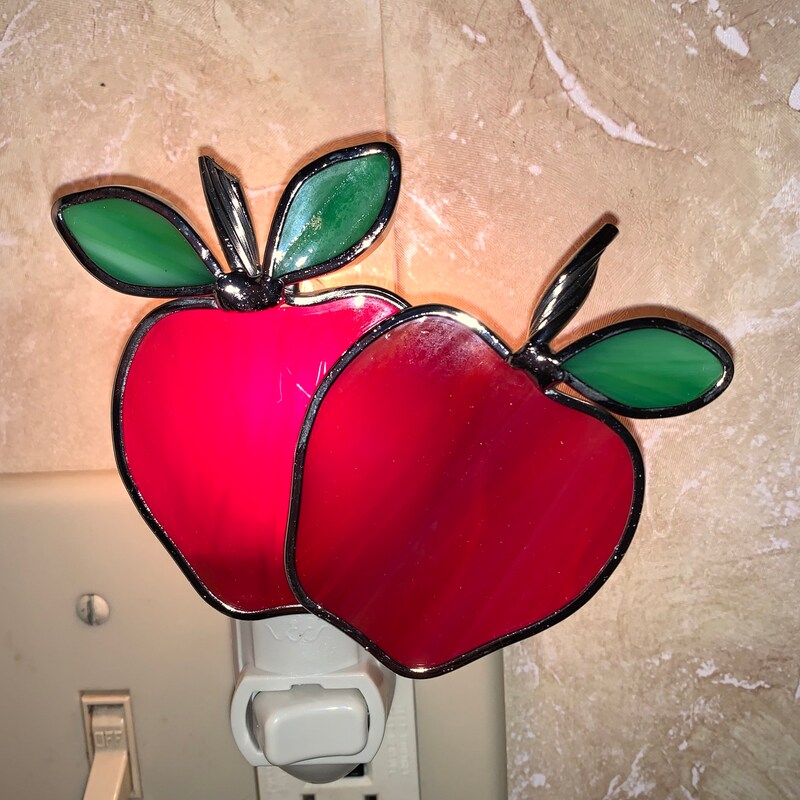 Apple Night Light - Etsy