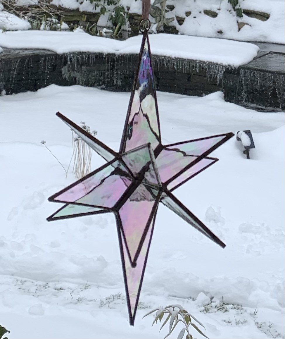 5 x 9 1/2star of Bethlehem/ Star Suncatcher With Closed - Etsy