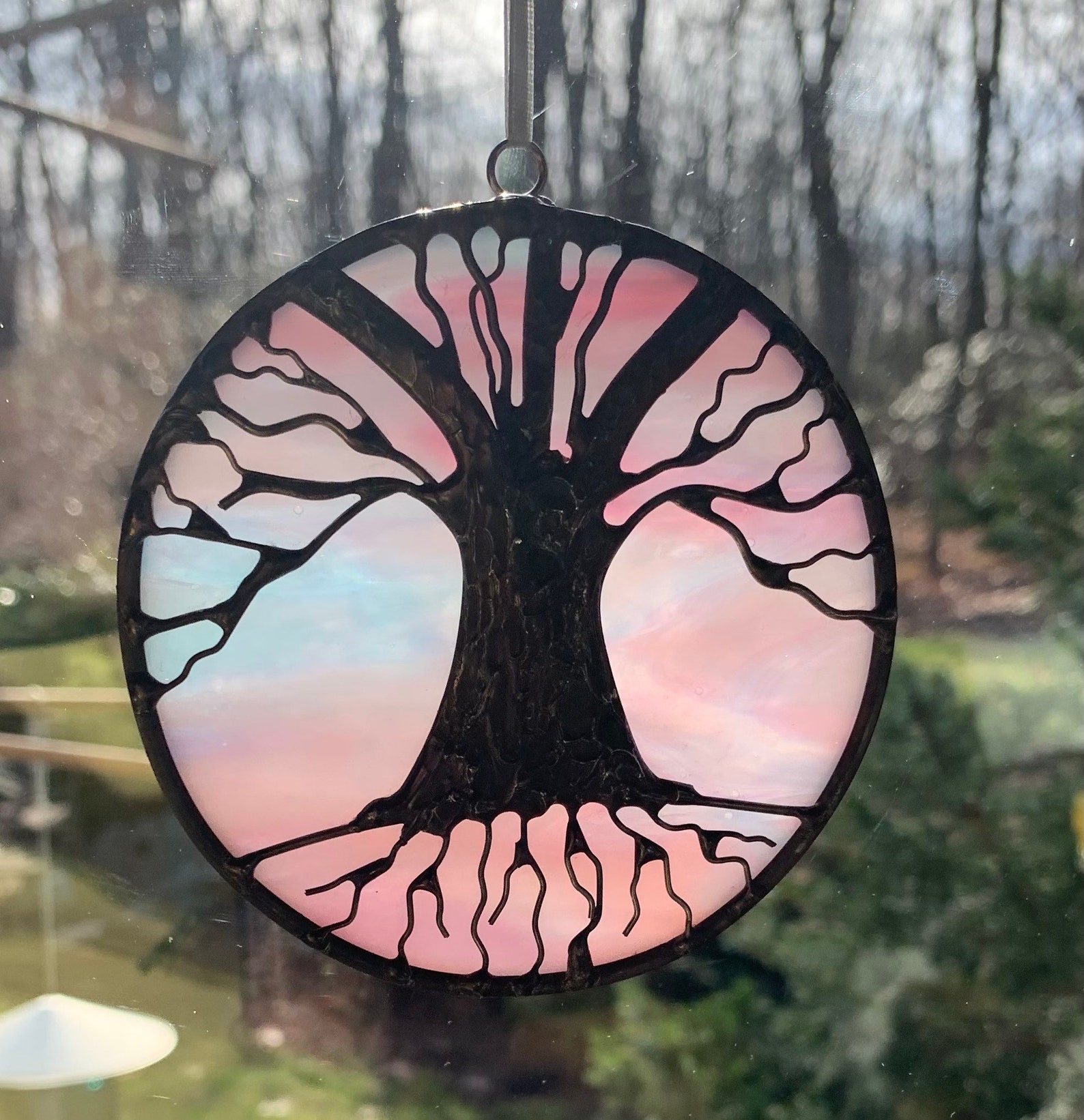 3 1/2 Circle Tree of Life/ Stained Glass Tree of Life in Many | Etsy