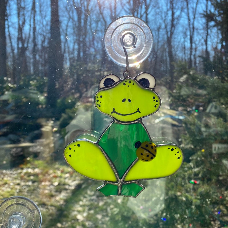 Stained Glass Frog - Etsy